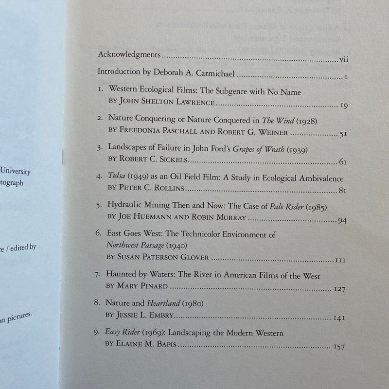 The landscape of Hollywood westerns by Deborah A. Carmichael, Paperback ...
