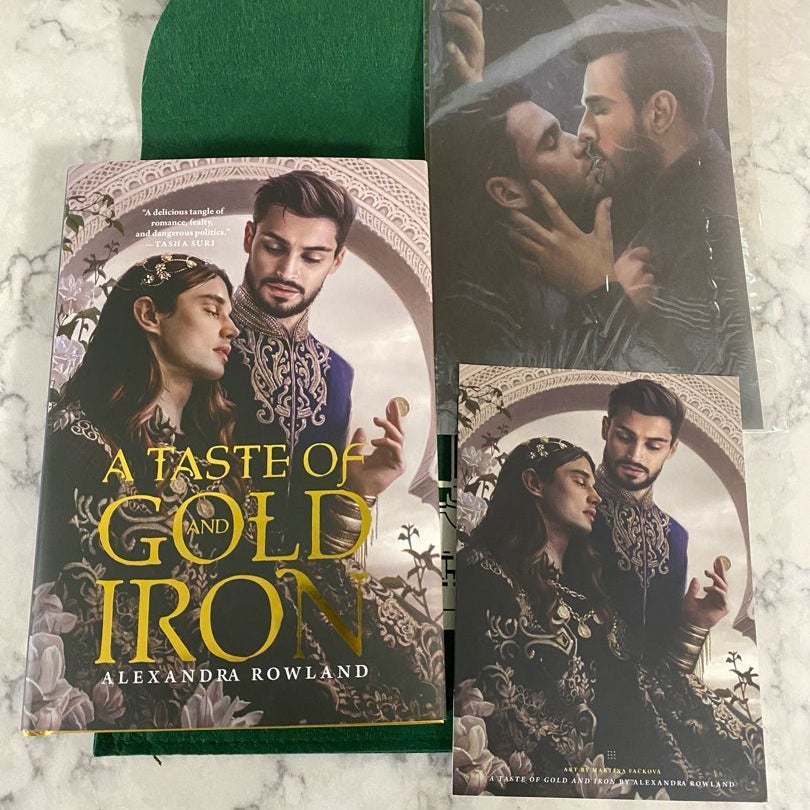 A Taste of Gold And Iron Bookishbox by Alexandra Rowland, Hardcover ...