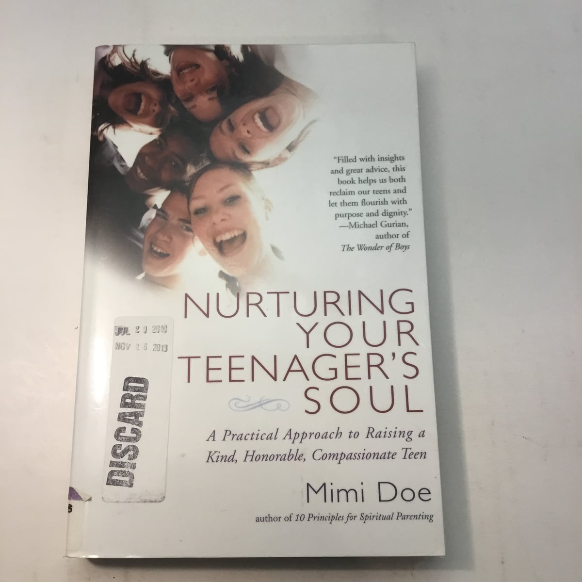 Nurturing Your Teenager's Soul by Mimi Doe