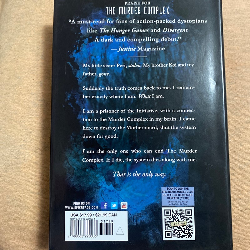 The Murder Complex #2: the Death Code by Lindsay Cummings