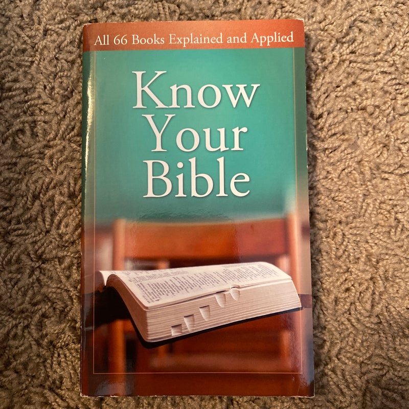 Know Your Bible by Paul Kent, Paperback | Pangobooks