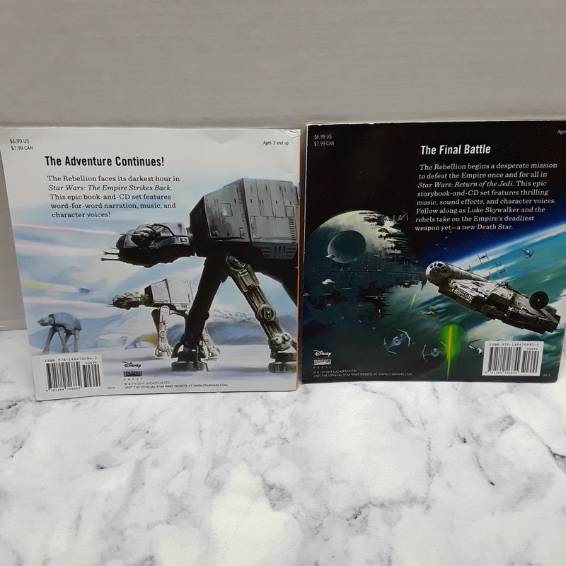Star Wars: the Empire Strikes Back Read-Along Storybook and CD by ...