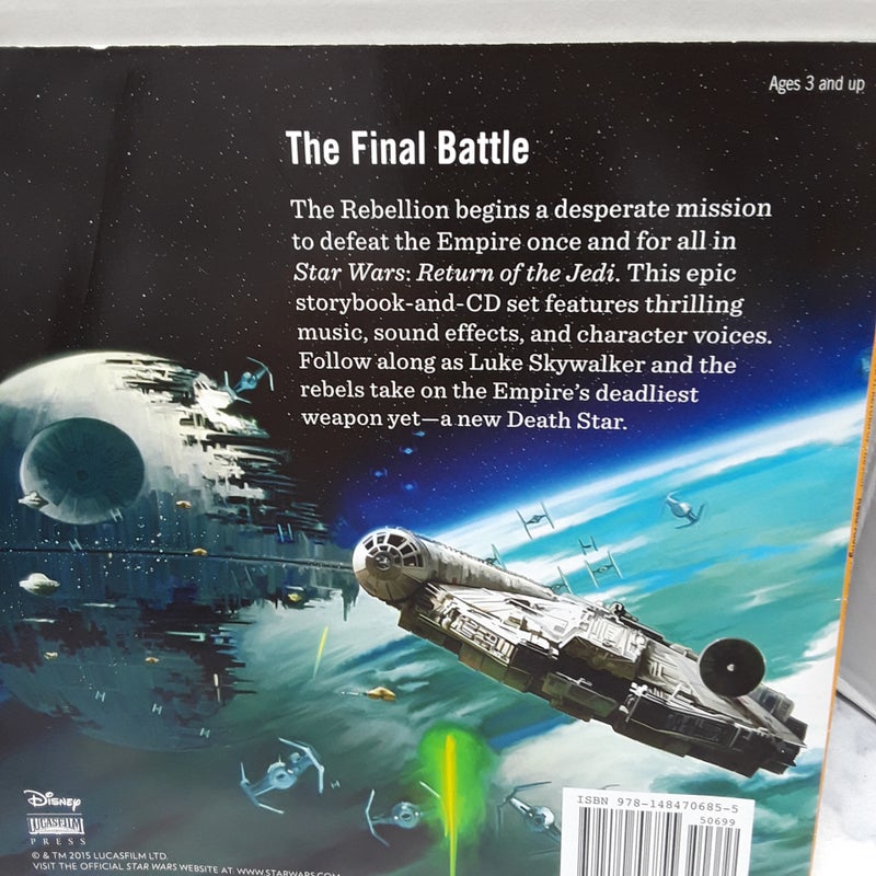 Star Wars: the Empire Strikes Back Read-Along Storybook and CD by ...