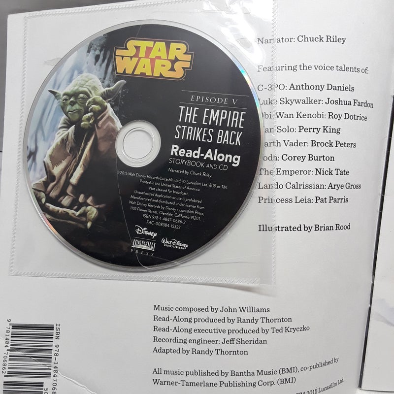 Star Wars: the Empire Strikes Back Read-Along Storybook and CD by ...