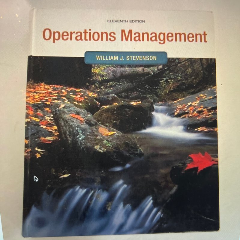 Operations Management by William J. Stevenson, Hardcover | Pangobooks