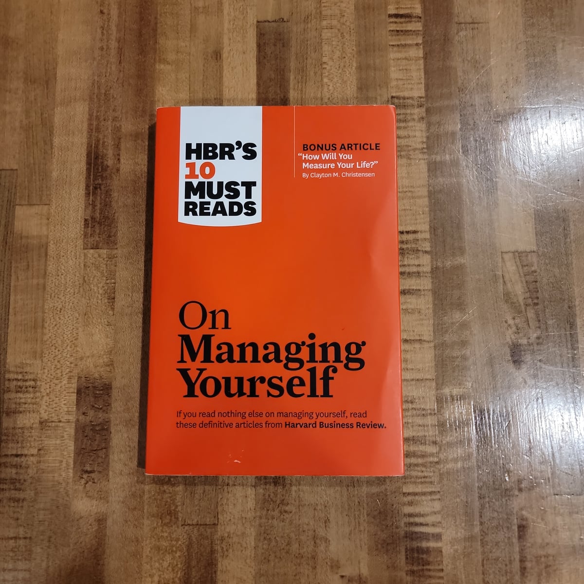 HBR's 10 Must Reads on Managing Yourself (with Bonus Article How Will ...