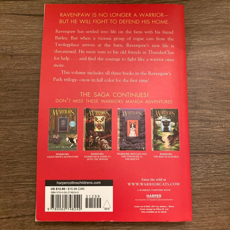 Warriors Manga: Ravenpaw's Path: 3 Full-Color Warriors Manga Books In 1