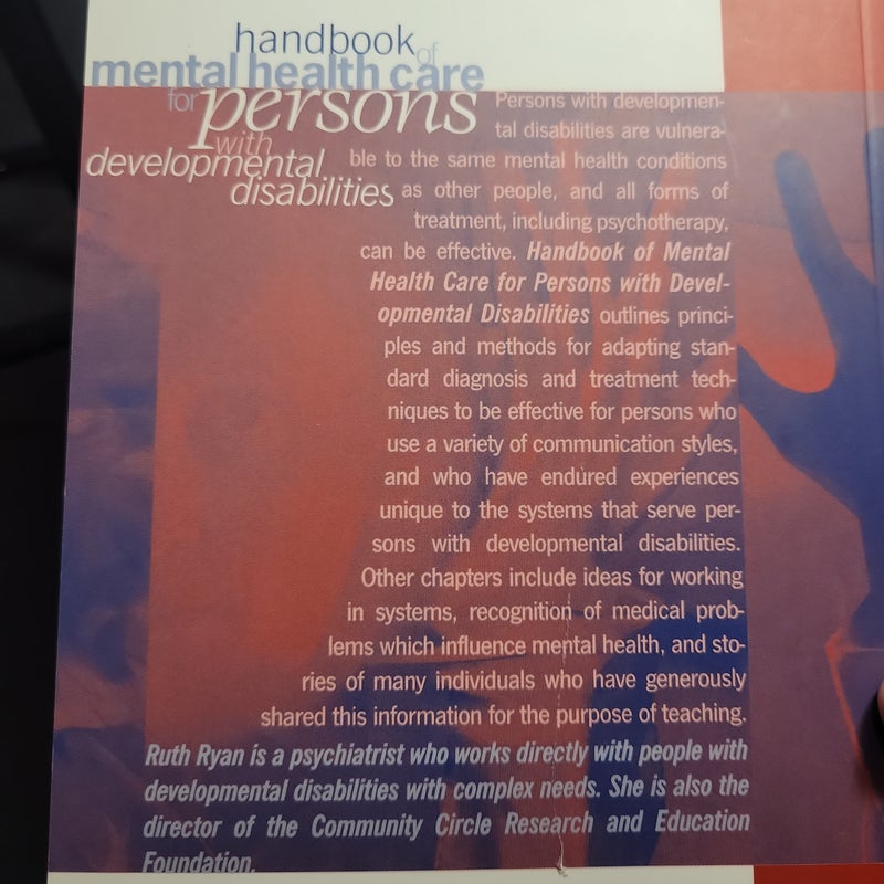 The Handbook of Mental Health Care for Persons With Developmental ...