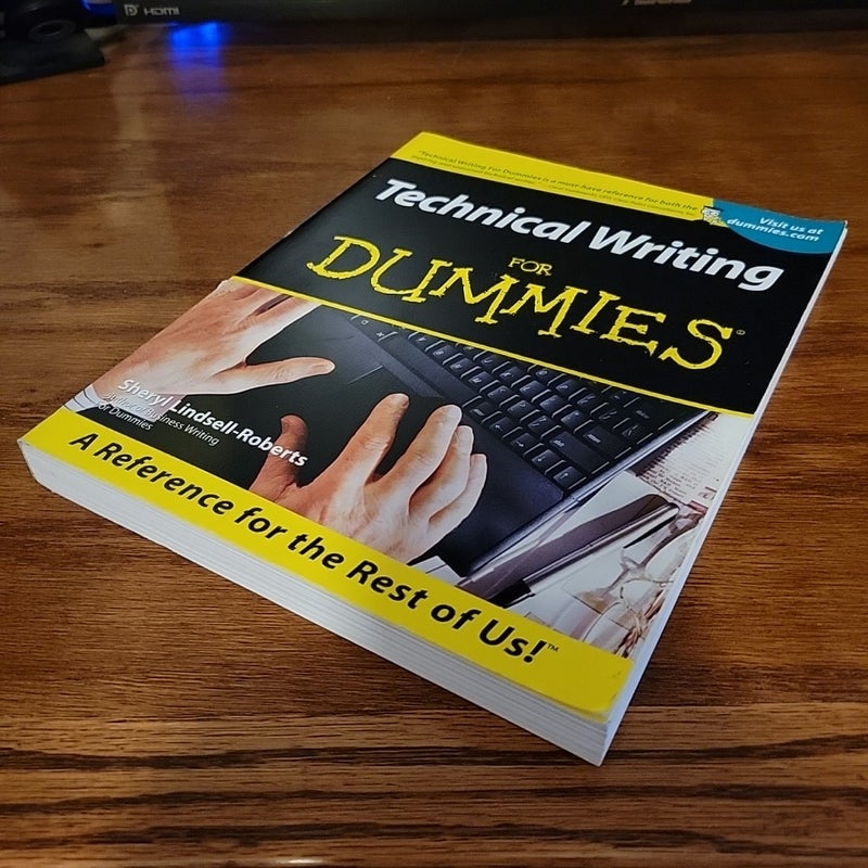 Technical Writing for Dummies by Sheryl Lindsell-Roberts
