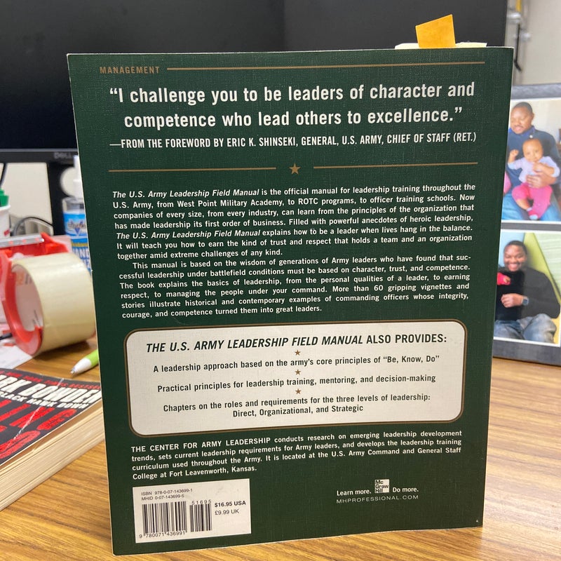 The U. S. Army Leadership Field Manual by The Center for Army Leadership