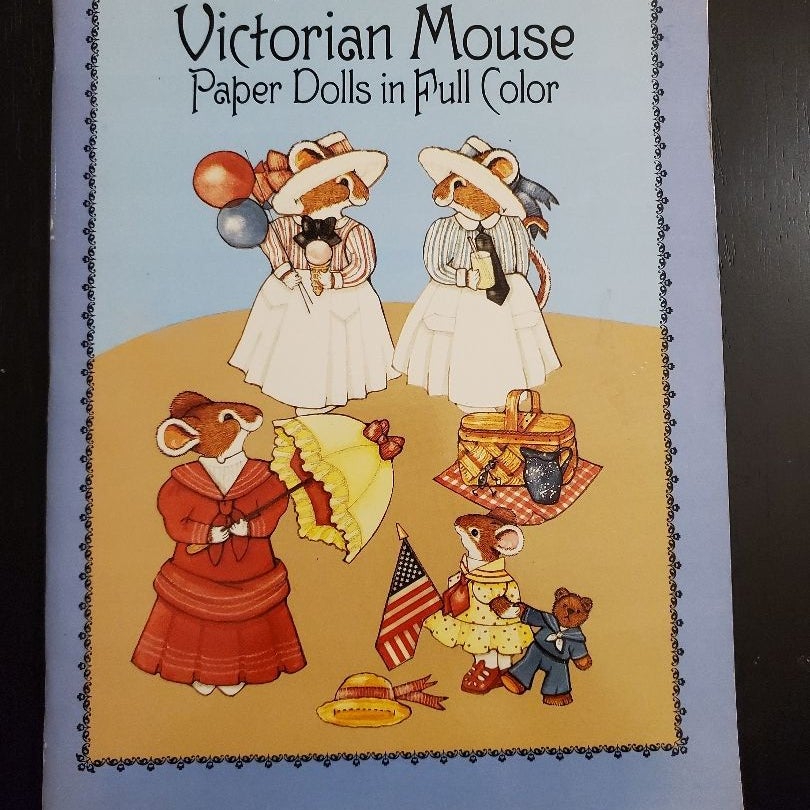 Doll-Victorian Mouse Paper Dolls in Full Color by Crystal Collins-Sterling