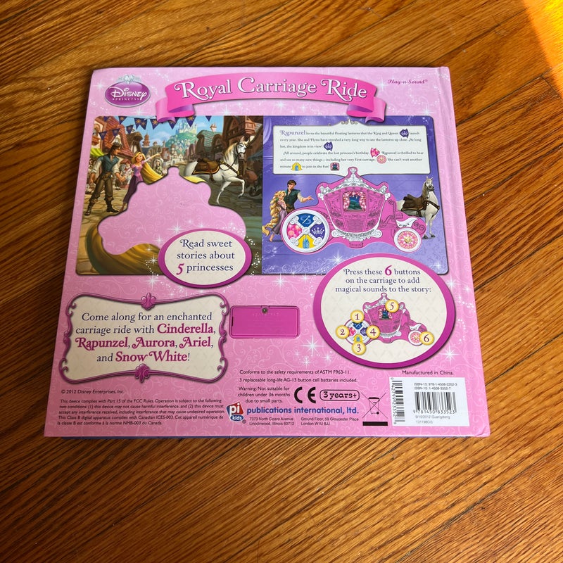 Disney Princess Royal Carriage Ride, Custom Play a Sound by ...