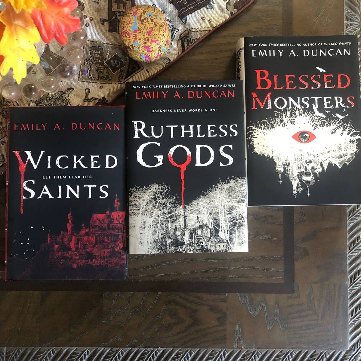 Owlcrate Special Edition Wicked Saints & Ruthless Gods & Blessed ...