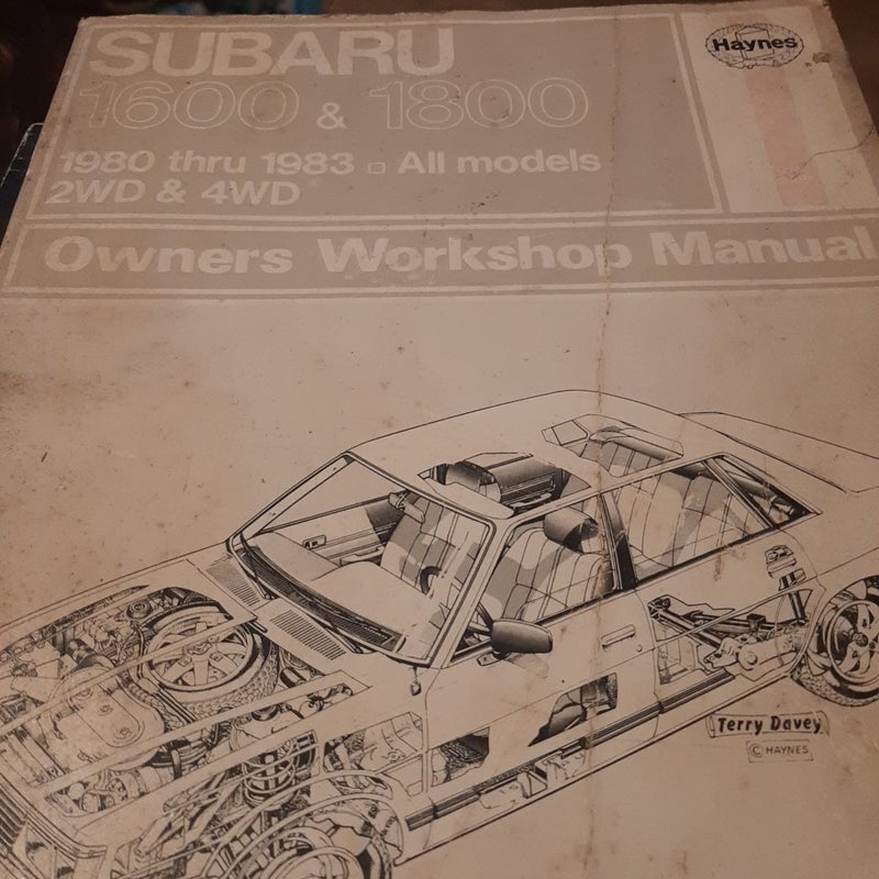 Subaru Owners Workshop Manual by Larry Holt, J. H. Haynes
