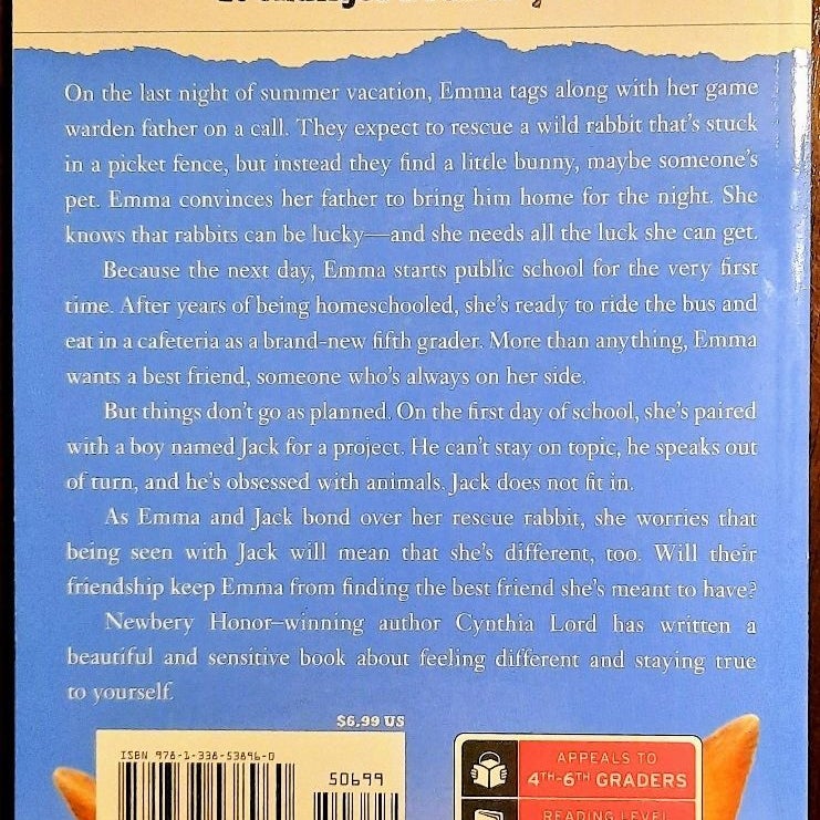 Because of the Rabbit by Cynthia Lord, Paperback | Pangobooks