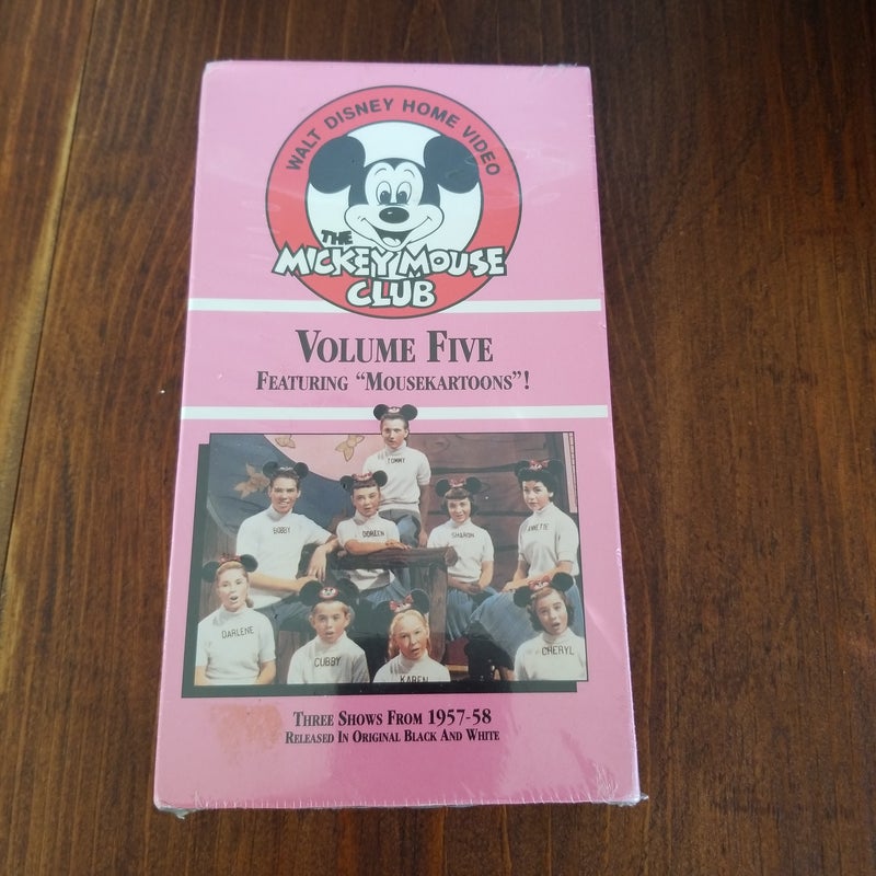 The Mickey Mouse Club Volume Five VHS by Walt Disney Home Video (VHS ...
