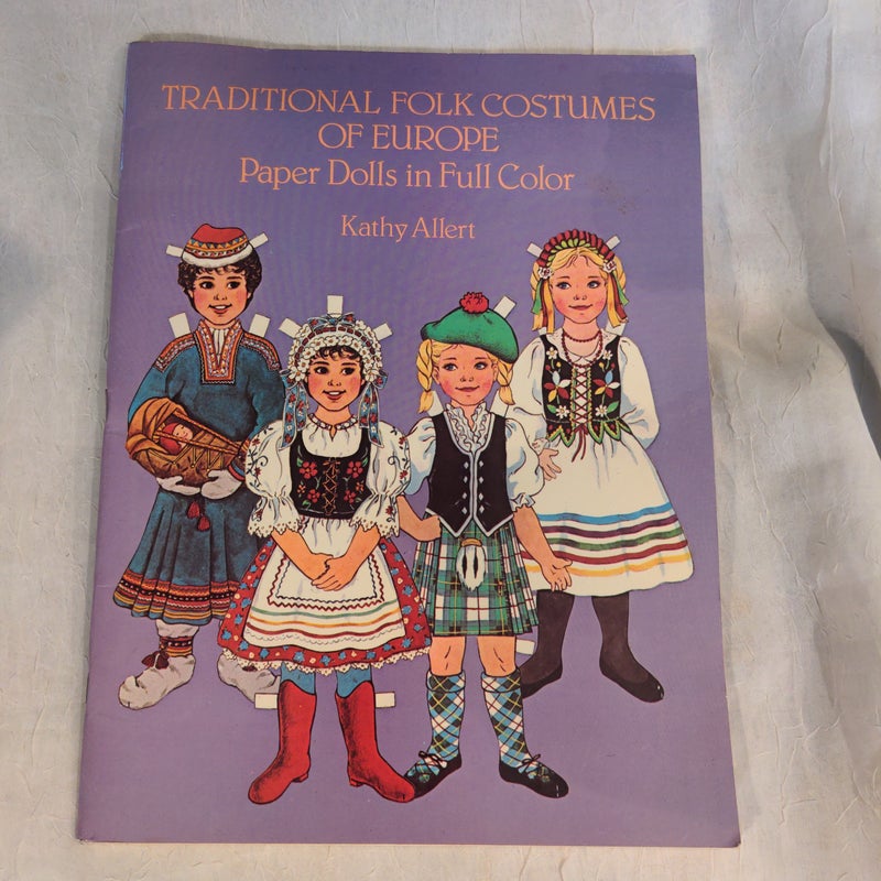 Traditional Folk Costumes Paper Dolls by Kathy Allert