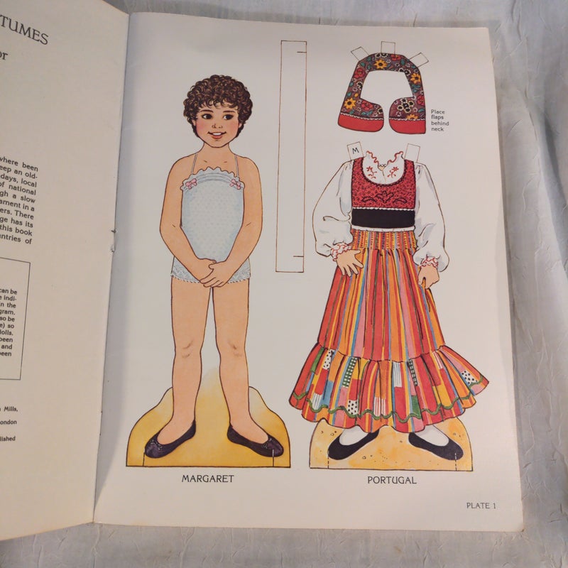 Traditional Folk Costumes Paper Dolls