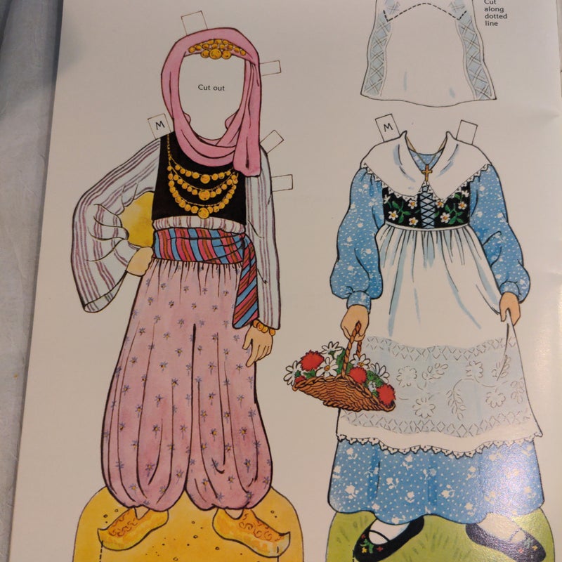 Traditional Folk Costumes Paper Dolls