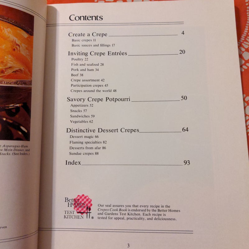 Better Homes and Gardens: Crepes Cookbook by Better Homes and Gardens ...