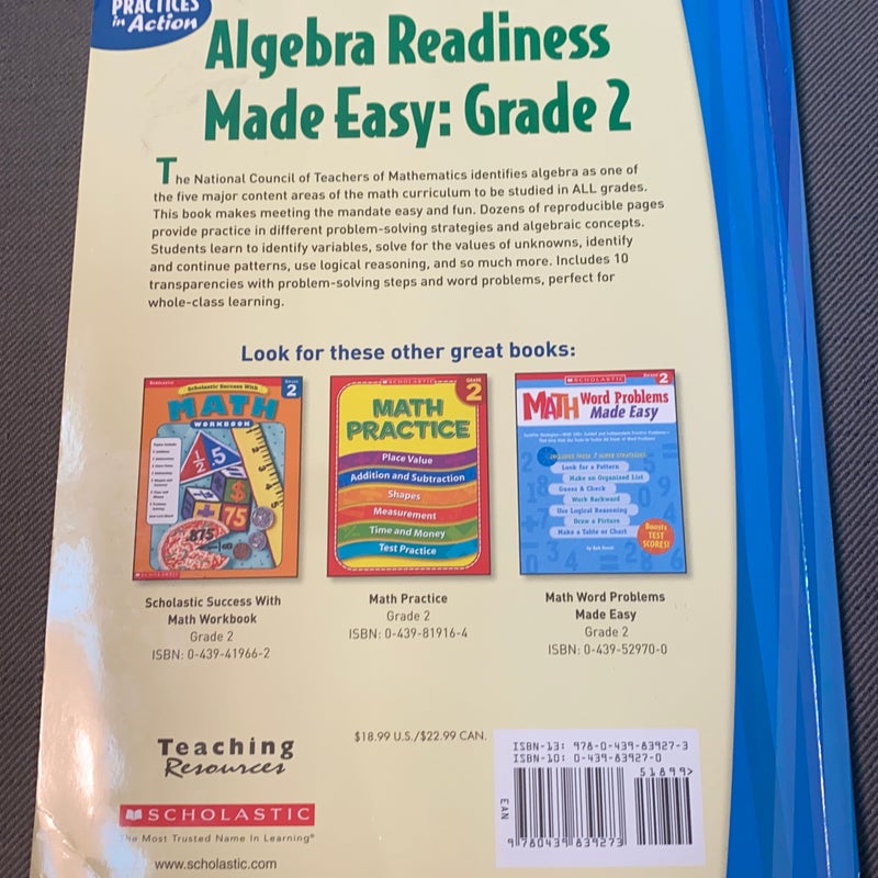 Algebra Readiness Made Easy