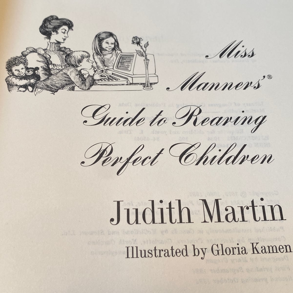 Miss Manner's Guide to Rearing Perfect Children