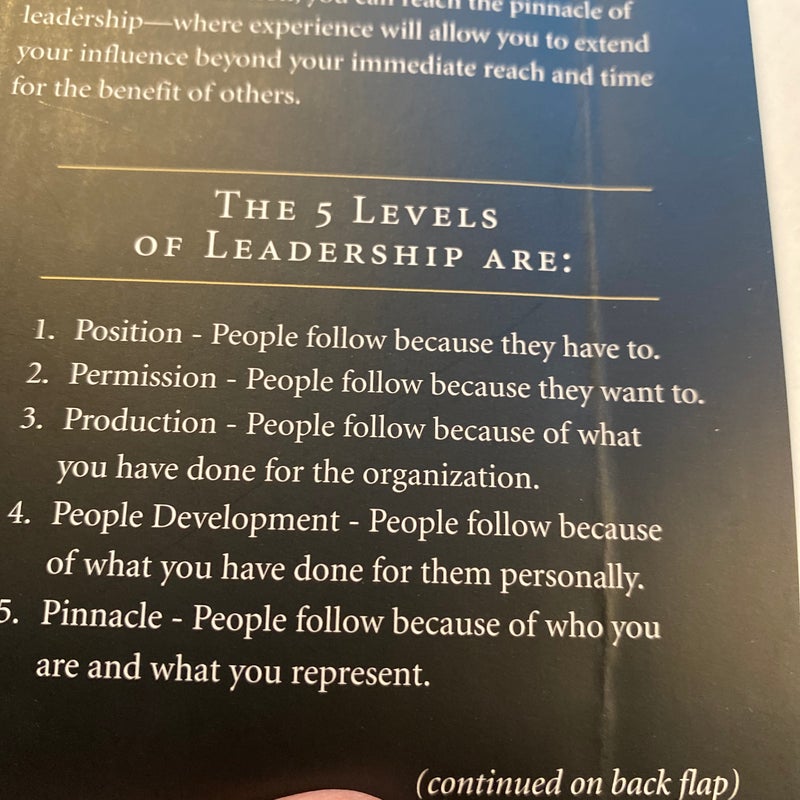 The 5 Levels of Leadership
