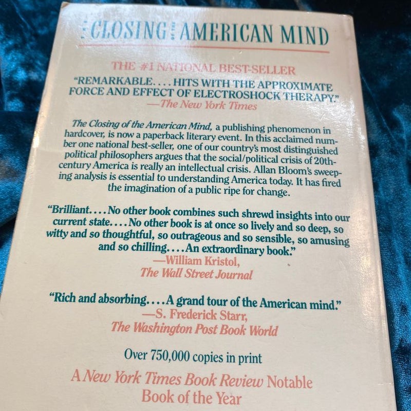 The Closing of the American Mind