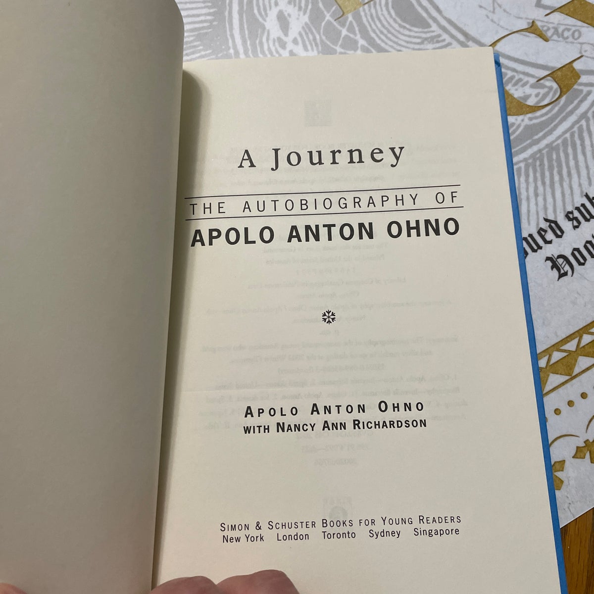 A Journey by Apolo Anton Ohno, Nancy Ann Richardson, Nancy Richardson