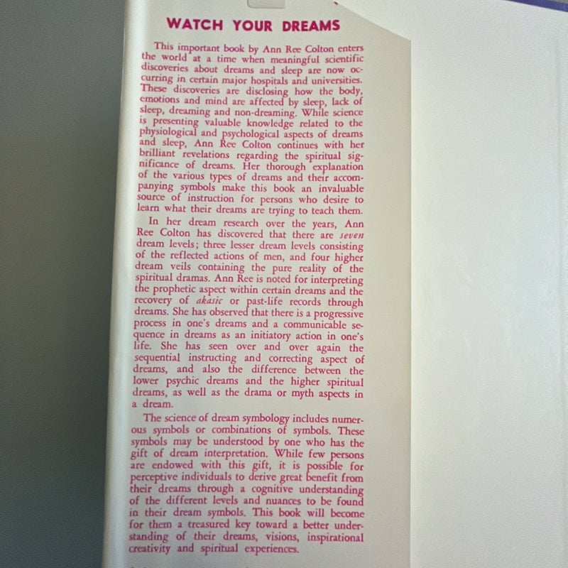 Watch Your Dreams by Ann Ree Colton, Hardcover | Pangobooks