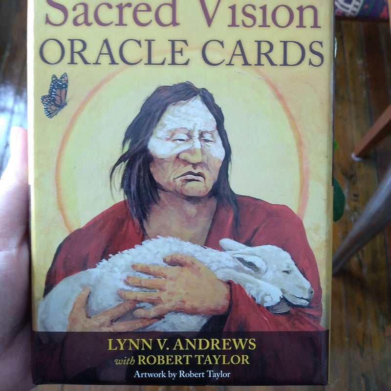 Sacred Vision Oracle Cards by Lynn V. Andrews, Robert Taylor