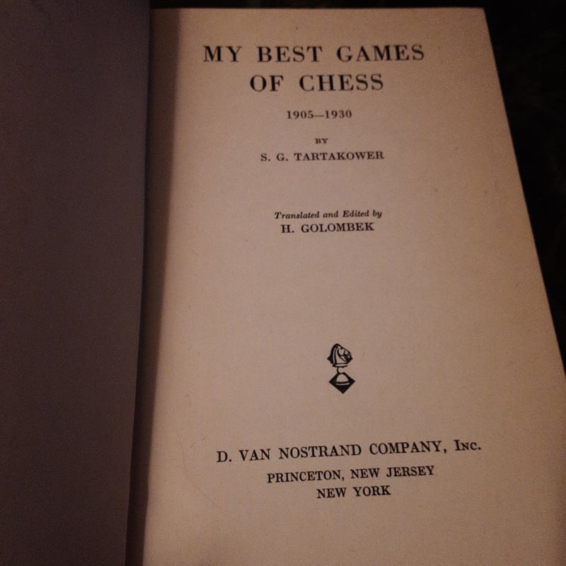 My Best Games of Chess 1905-1954