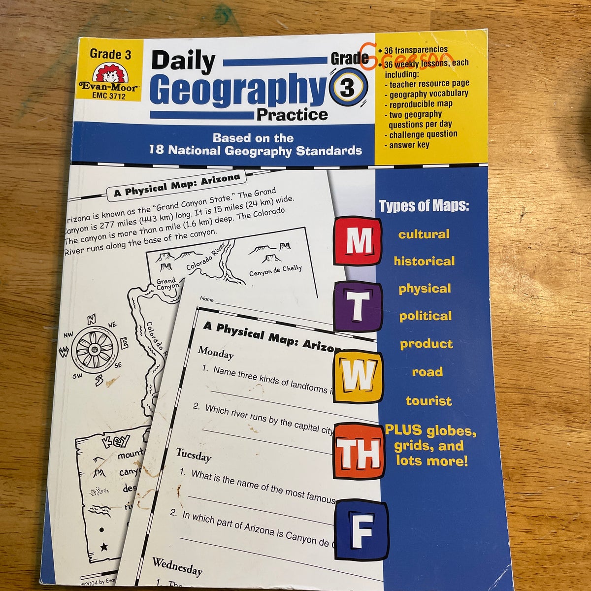 Daily Geography Practice Grade 3 by Evan-Moor Educational Publishers