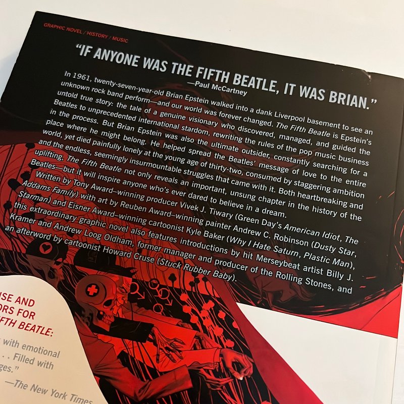 The Fifth Beatle - The Brian Epstein Story by Vivek J. Tiwary, Kyle Baker