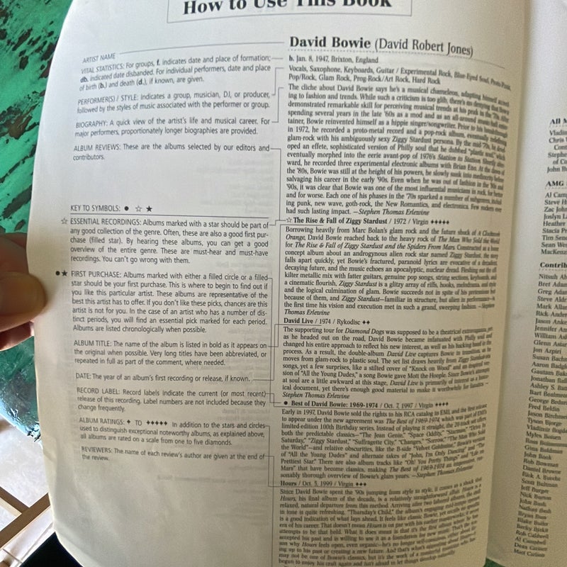 All Music Guide to Rock by Vladimir Bogdanov (Editor); Chris Woodstra ...