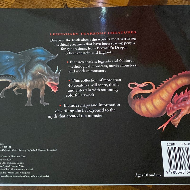 Mythical Monsters Legendary Fearsome Creatures