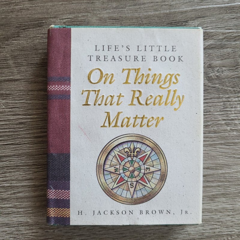 Life's Little Treasure Book on Things That Really Matter by H. Jackson ...