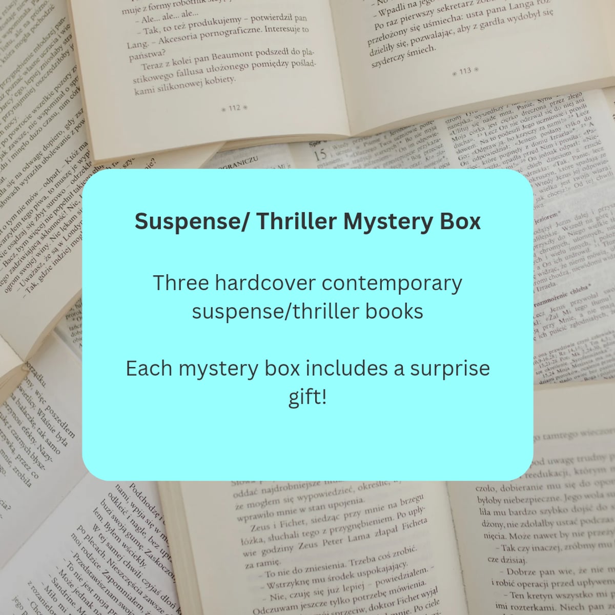Mystery Box - Suspense/Thriller Fiction by Varies, Hardcover | Pangobooks