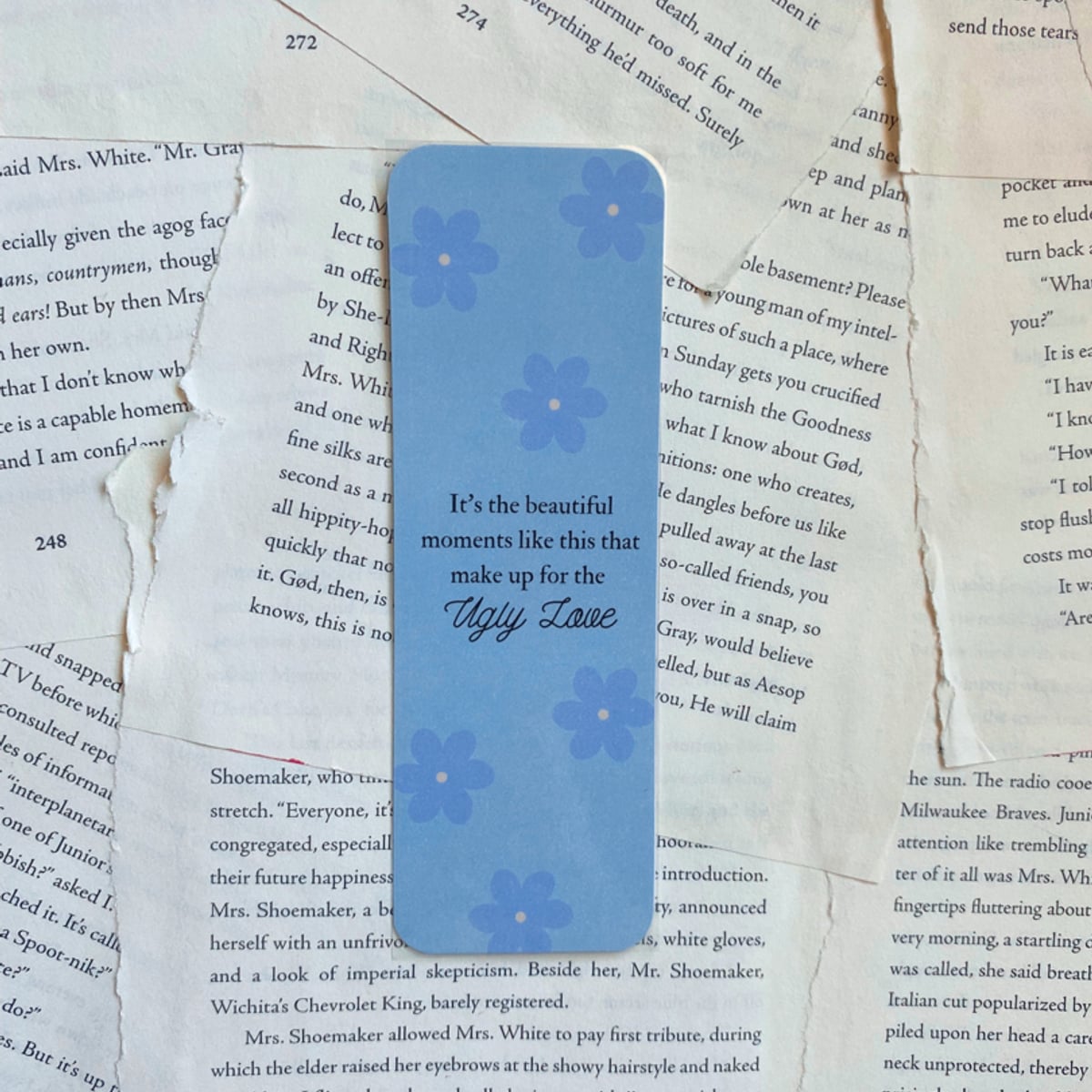 Ugly love inspired bookmark *one sided* by , Paperback | Pangobooks