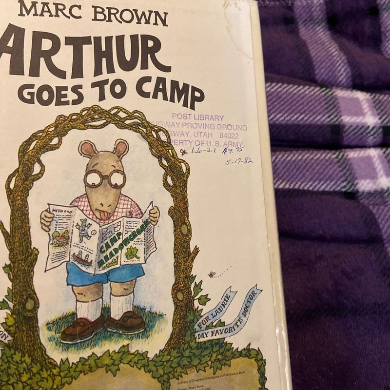 Arthur Goes to Camp by Marc Brown, Hardcover | Pangobooks