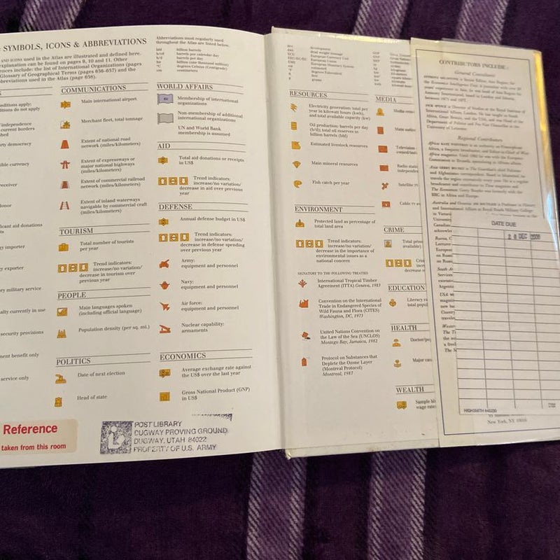 The DK World Reference Atlas by Deni Bown