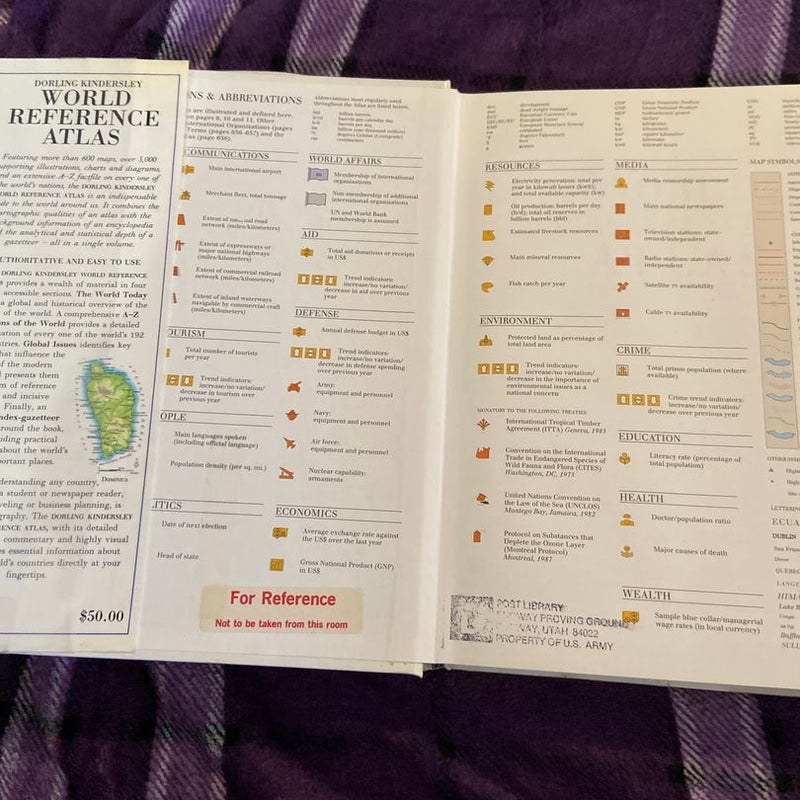 The DK World Reference Atlas by Deni Bown