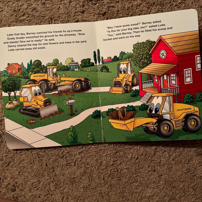 Barney Backhoe's Big Idea by John Deere, Hardcover | Pangobooks