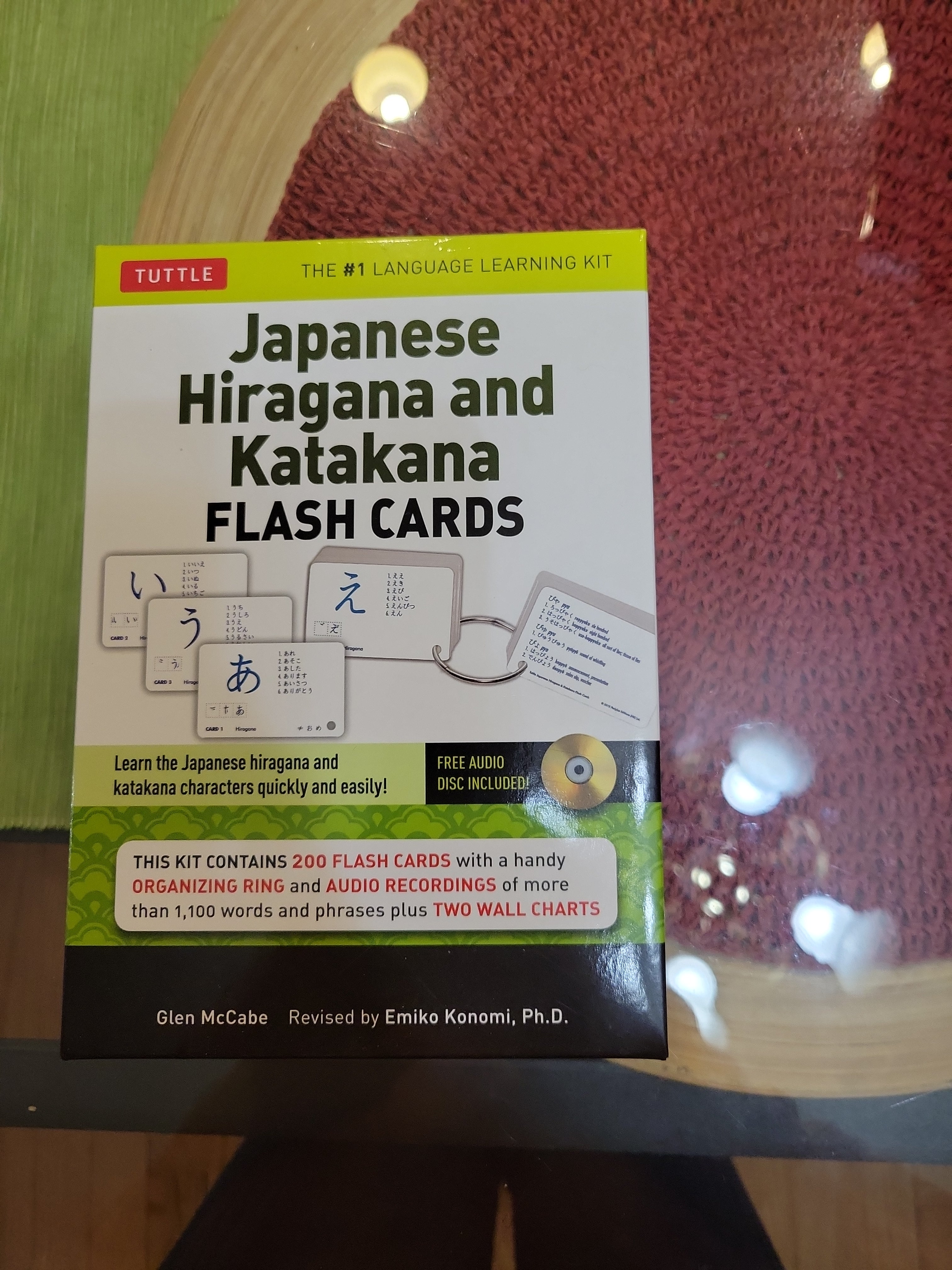 Japanese Hiragana and Katakana Flash Cards Kit by Glen McCabe ...