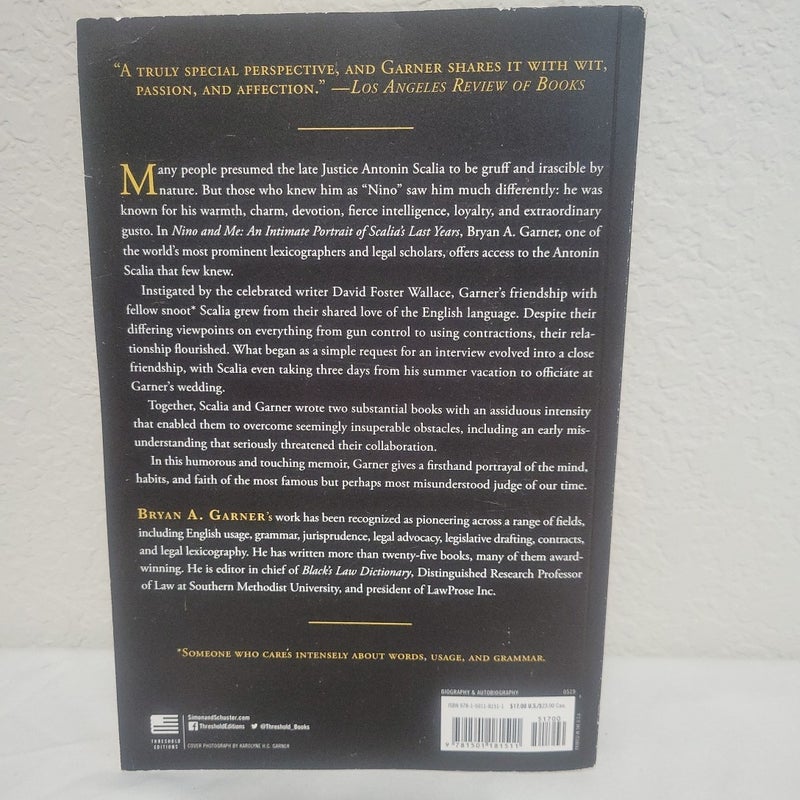 Nino and Me by Bryan A. Garner, Paperback | Pangobooks