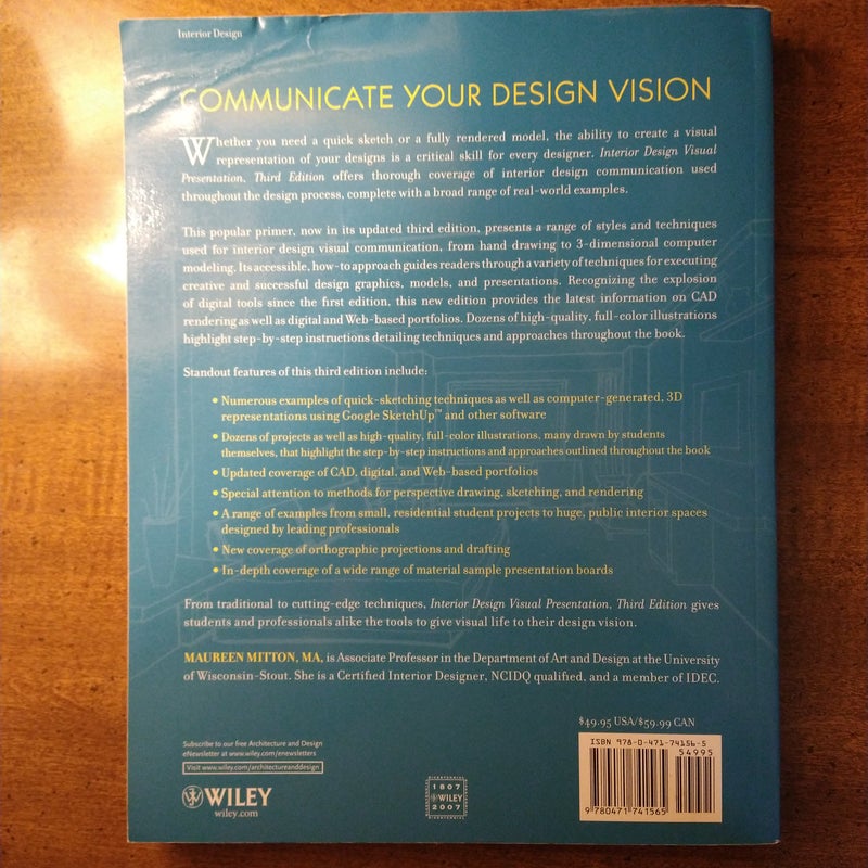 Interior Design Visual Presentation by Maureen Mitton