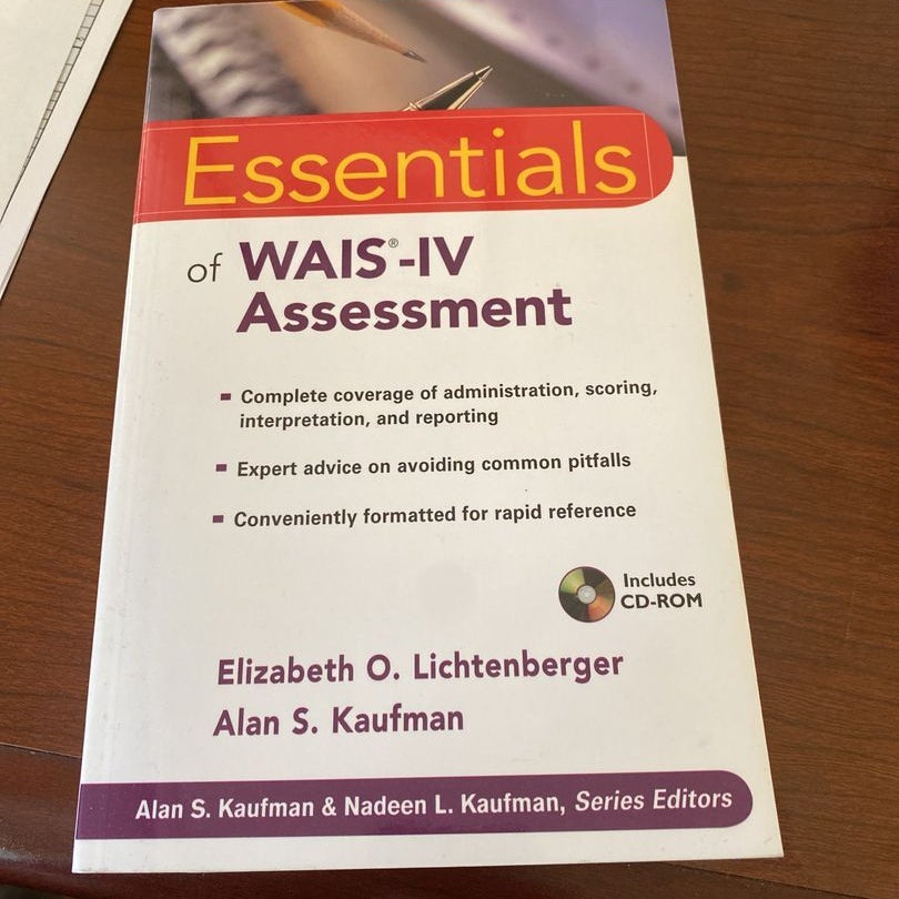 Essentials of WAIS-IV Assessment by Elizabeth O. Lichtenberger, Alan S. Kaufman