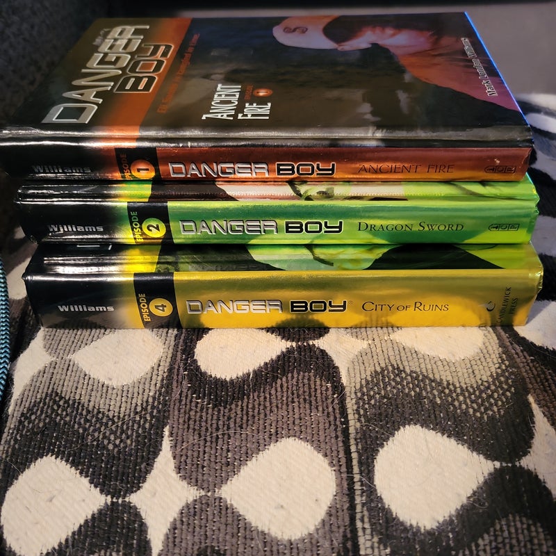 Danger Boy Books 1, 2, and 4 by Mark London Williams , Hardcover ...