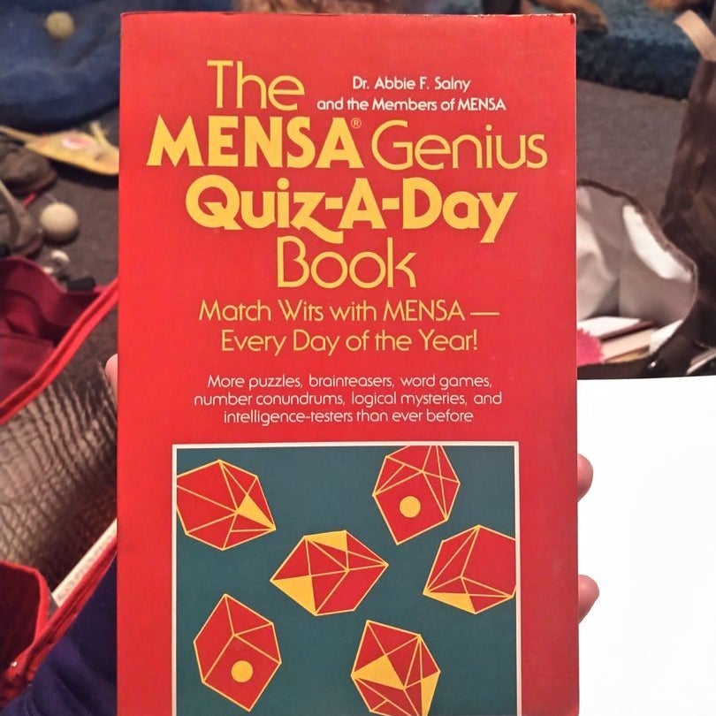 The Mensa Genius Quiz-A-day Book by Abbie F. Salny, Paperback | Pangobooks