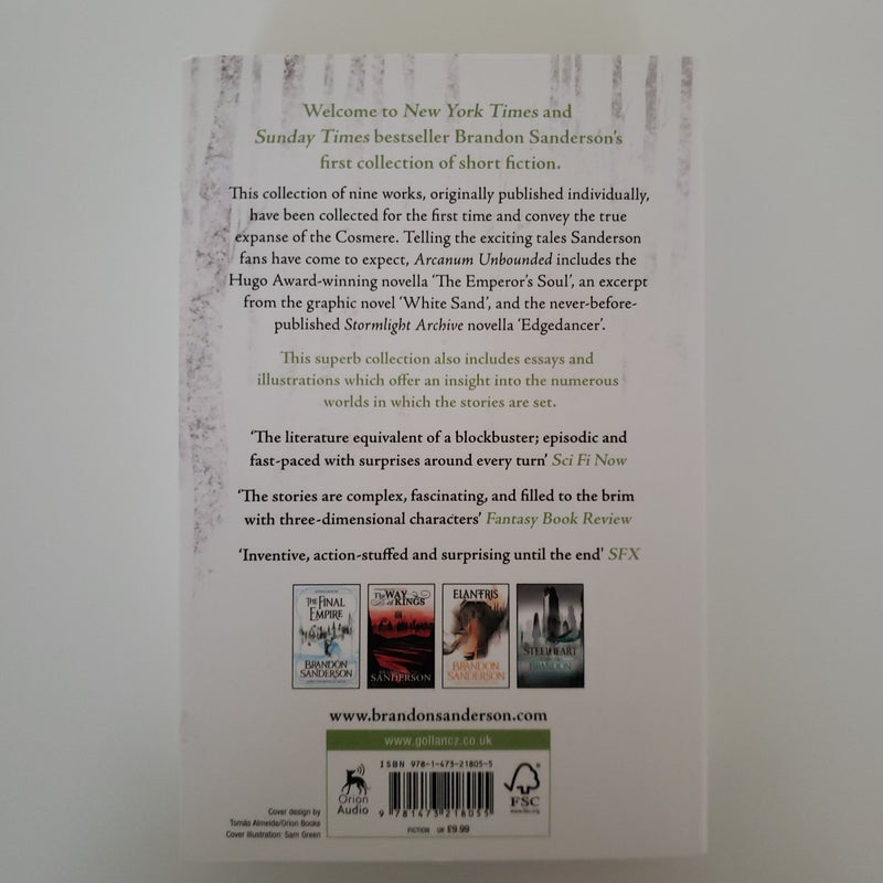 Arcanum Unbounded by Brandon Sanderson | Pangobooks